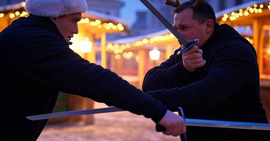 Bătaie cu săbii între clanul Moşilor şi clanul Renilor la târgul de ...