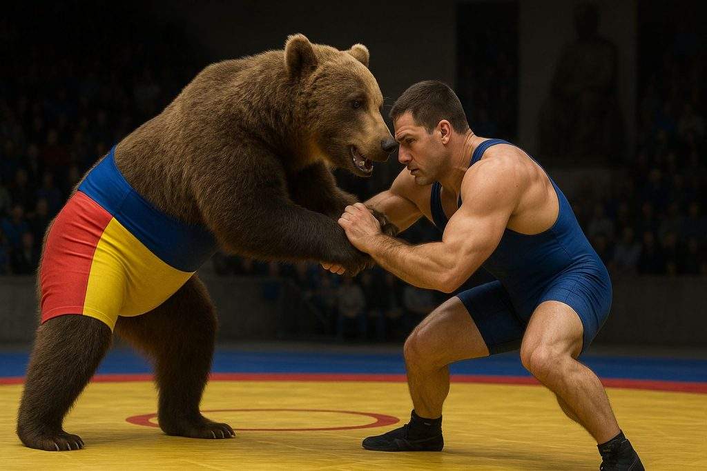 România va trimite urși la Mondialele de lupte greco-romane, că și așa ...